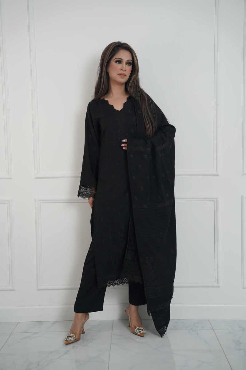 Rozi - Exclusive Wool Outfit with Shawl - Ready to Wear -MC262 - Eid V ...